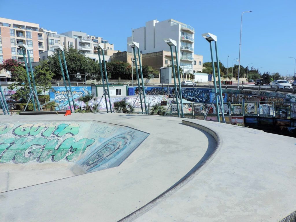 MALTA: Msida Skate Park - Pool and Ramp Area - Vagabundler