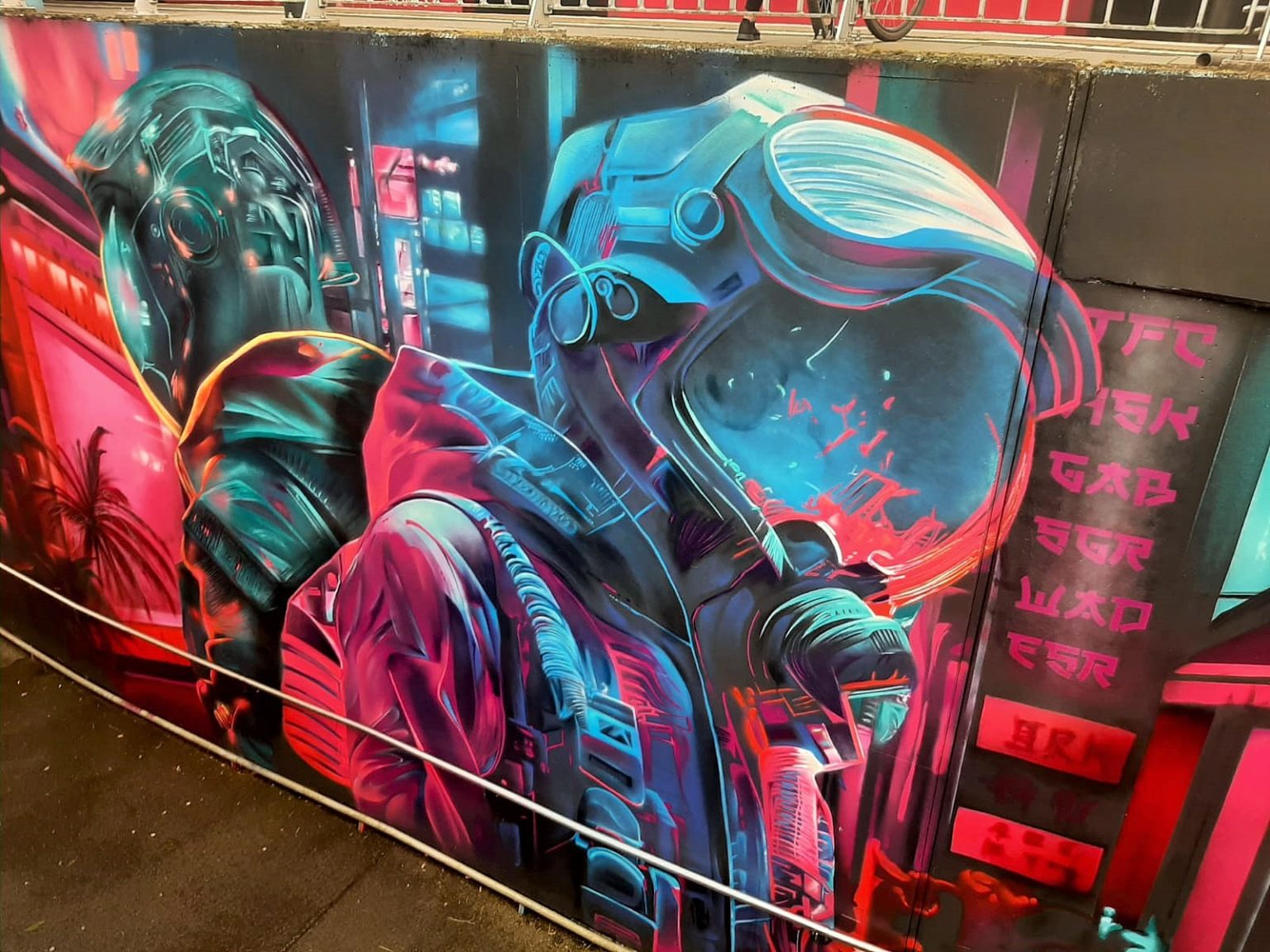 GERMANY: Streetart Neuenhagen - Train Station - Masterpiece Wall ...