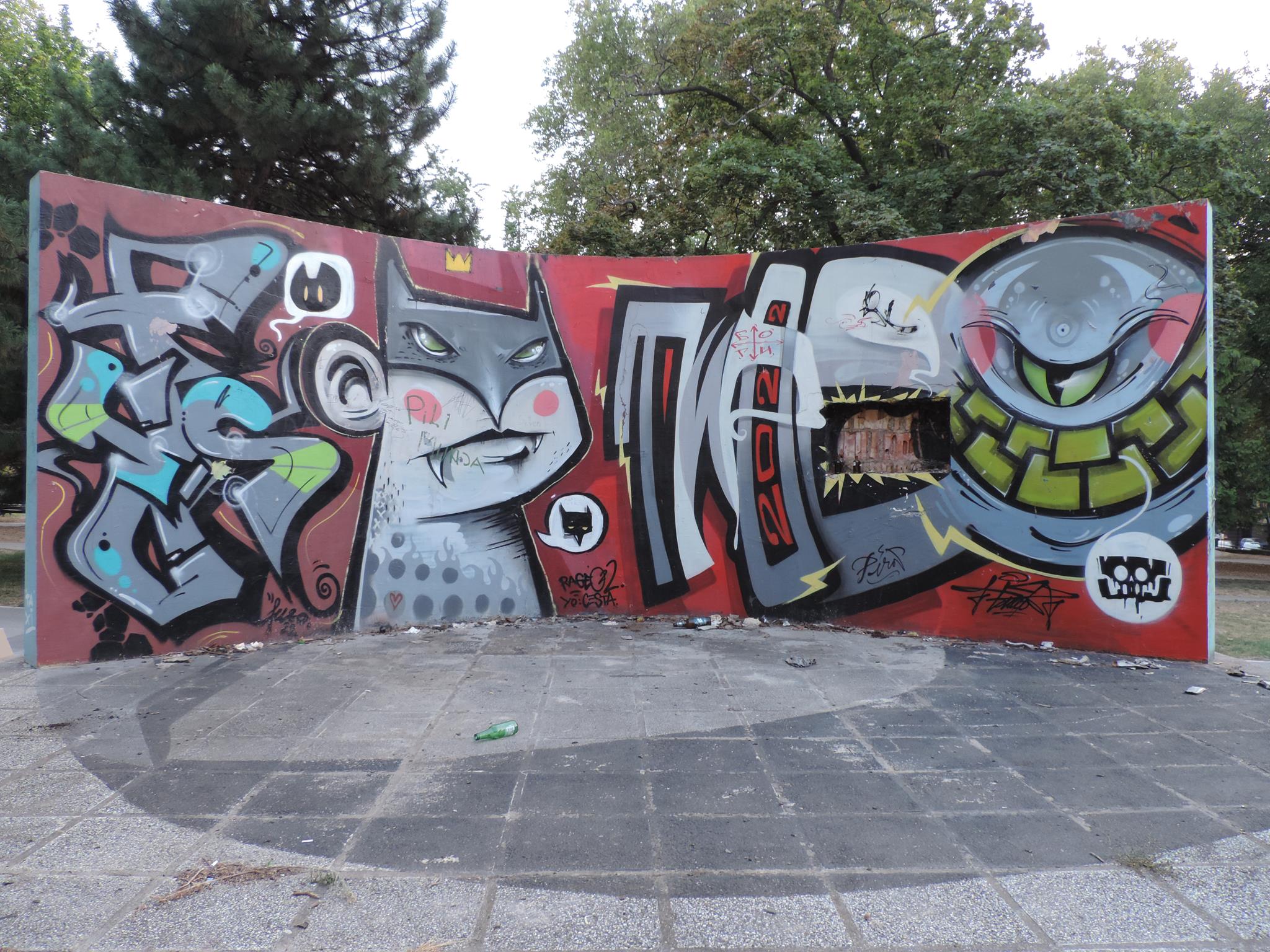 SERBIA: Streetart Belgrade - Savski Venac - Kralja Milana 50 - Faculty ...