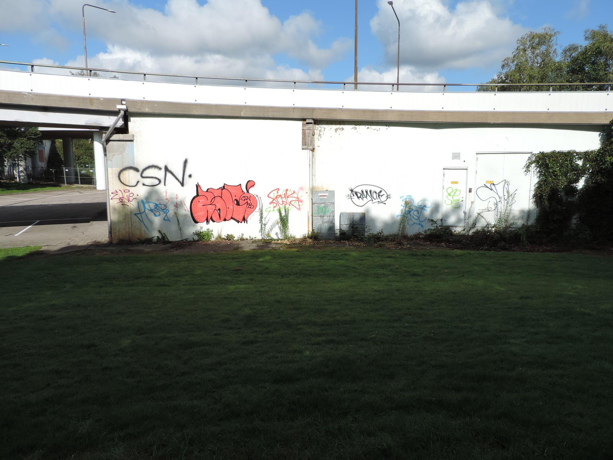 SWEDEN: Streetart Borås - Nils Jakobsonsgatan Bridge - AR, CSN, FOCUS ...