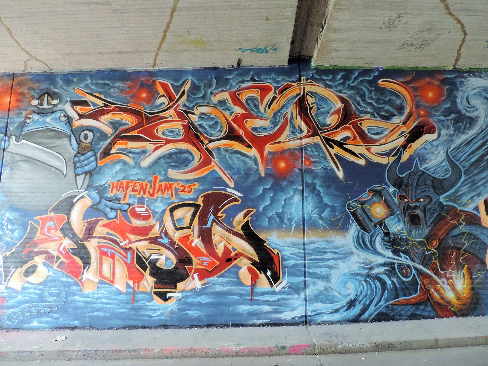GERMANY: Urban Art Raunheim - Mainuferweg - Hafen Jam - Annual Graffiti ...